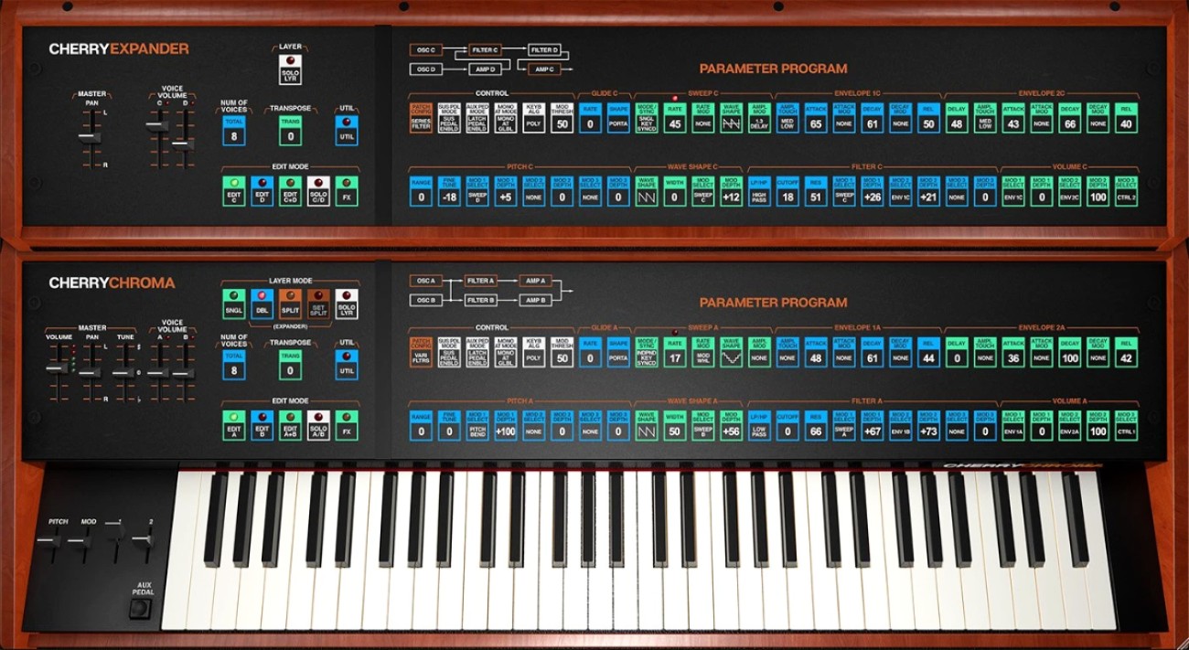 Rhodes Chroma Synthesizer | Cherry Audio | bestservice.com | EN