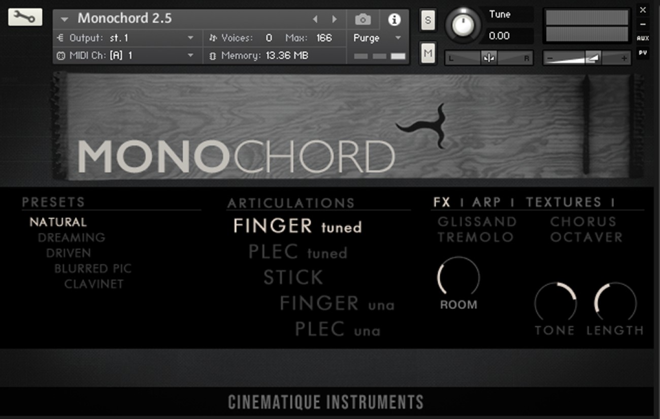Monochord | Cinematique Instruments | bestservice.com | EN