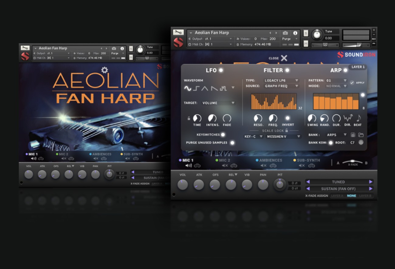 Aeolian Fan Harp | Soundiron | bestservice.com | EN