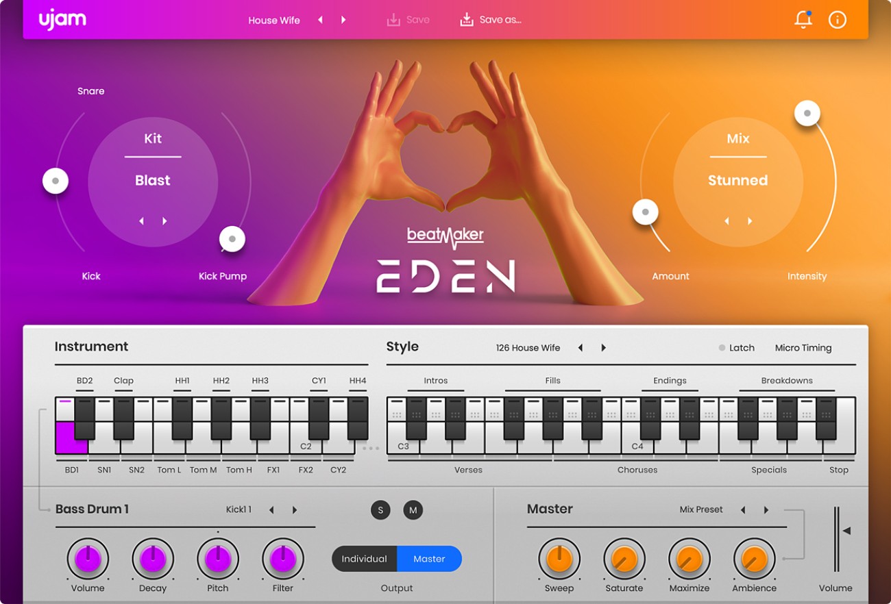 BeatMaker Eden Crossgrade | UJAM Instruments | bestservice.com | DE