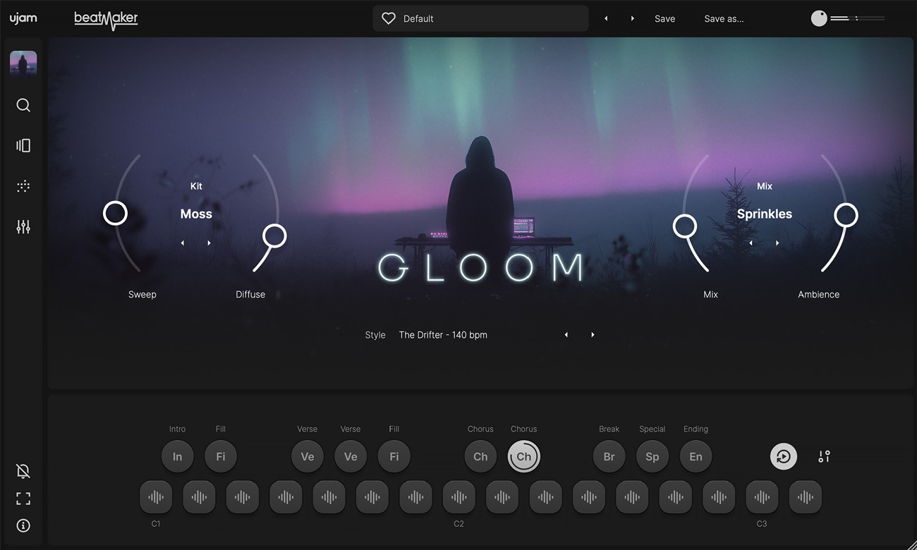 Beatmaker GLOOM | UJAM Instruments | bestservice.com | FR