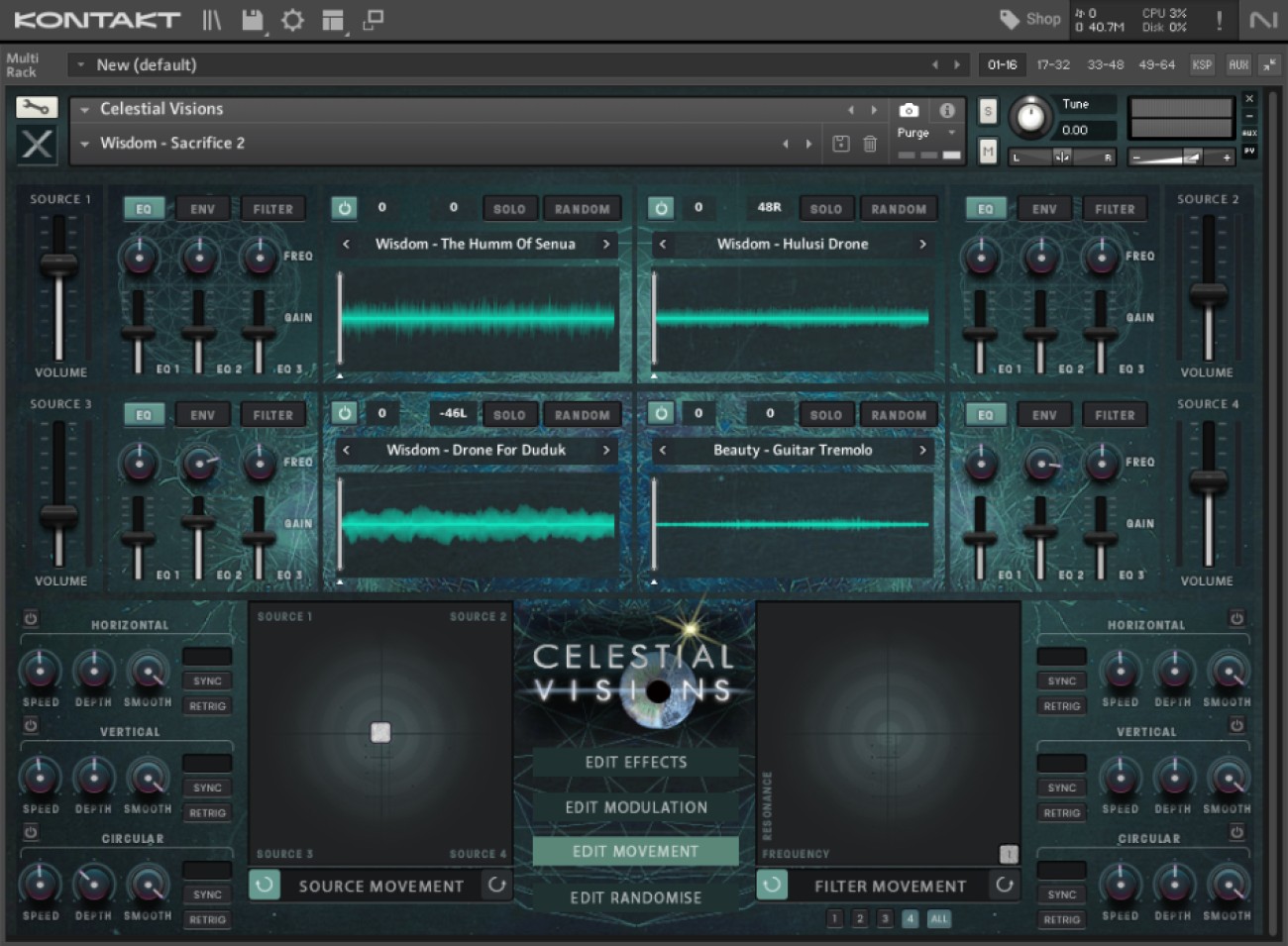 Celestial Visions | Zero-G | bestservice.com | EN