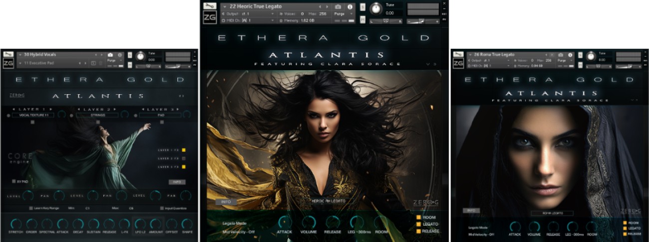 Ethera Gold Atlantis 3 | Zero-G | bestservice.com | EN