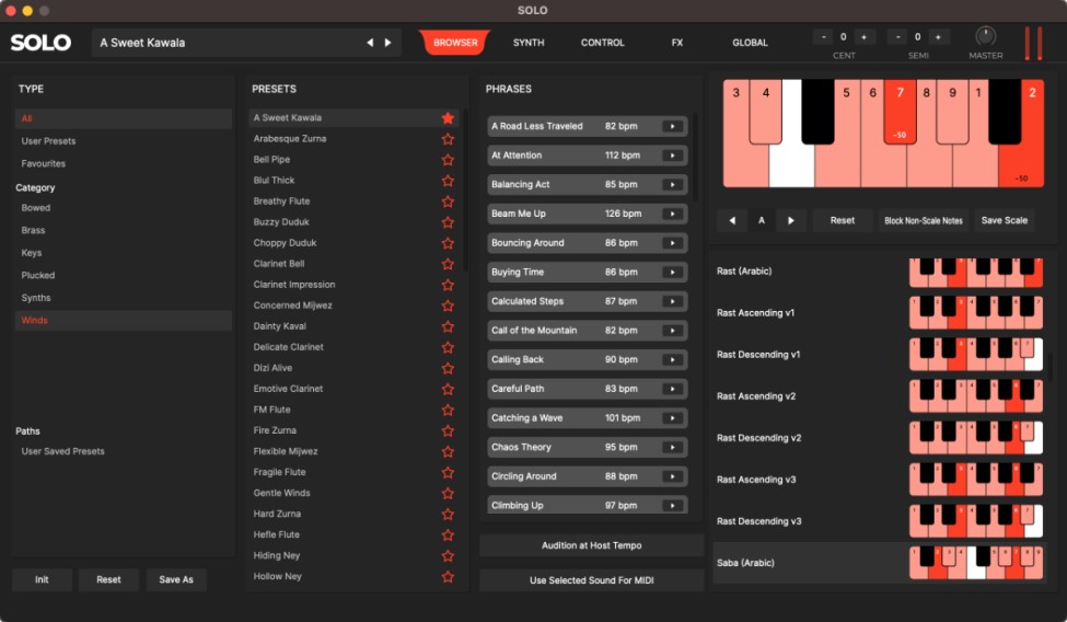 SOLO: World Lead Synth | TAQSIM | bestservice.com | EN