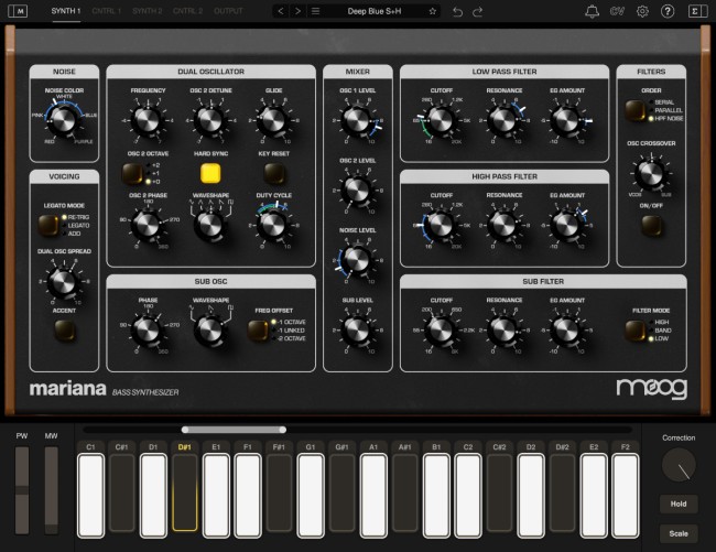 Mariana Bass Synthesizer | Moog | bestservice.com | EN