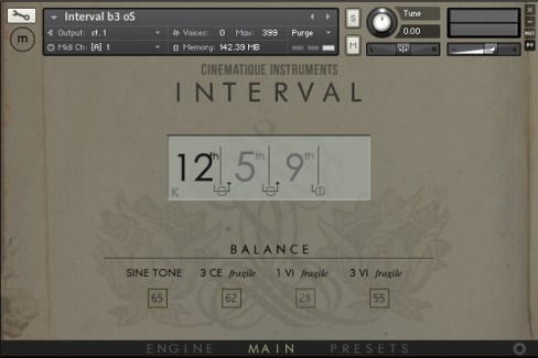 Interval | Cinematique Instruments | bestservice.com | EN