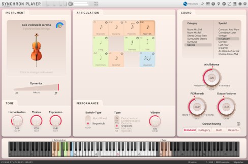 Synchron Solo Cello (sordino) | VSL - Vienna Symphonic Library ...